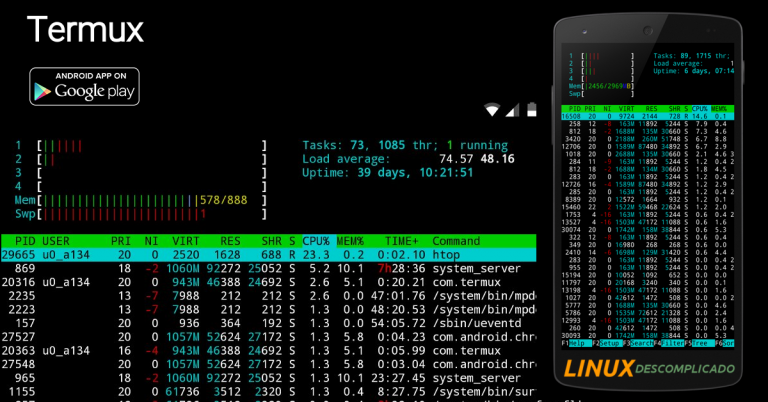 Termux - terminal Linux com acesso ao shell Android | Linux Descomplicado