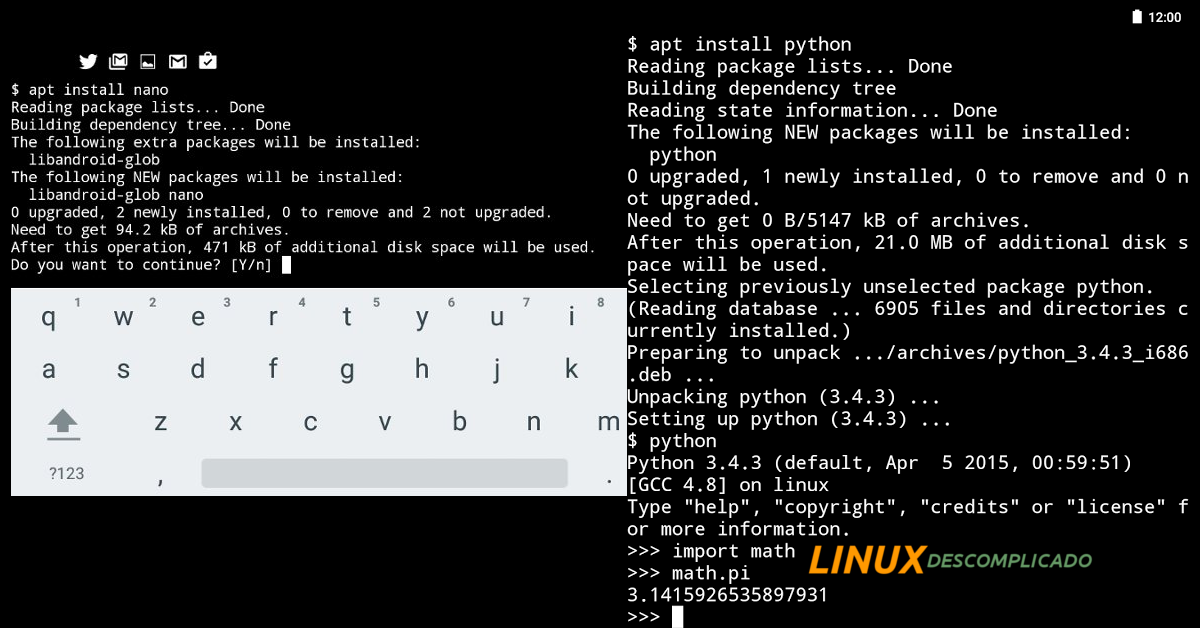 Termux Terminal Linux Com Acesso Ao Shell Android Linux Descomplicado