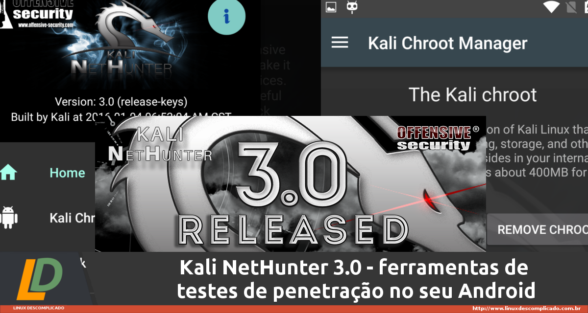 Kali NetHunter 3.0 - ferramentas de testes de penetração no seu Android ...