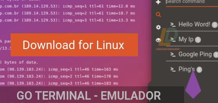 Go Terminal – nova proposta para emuladores de terminal para Linux